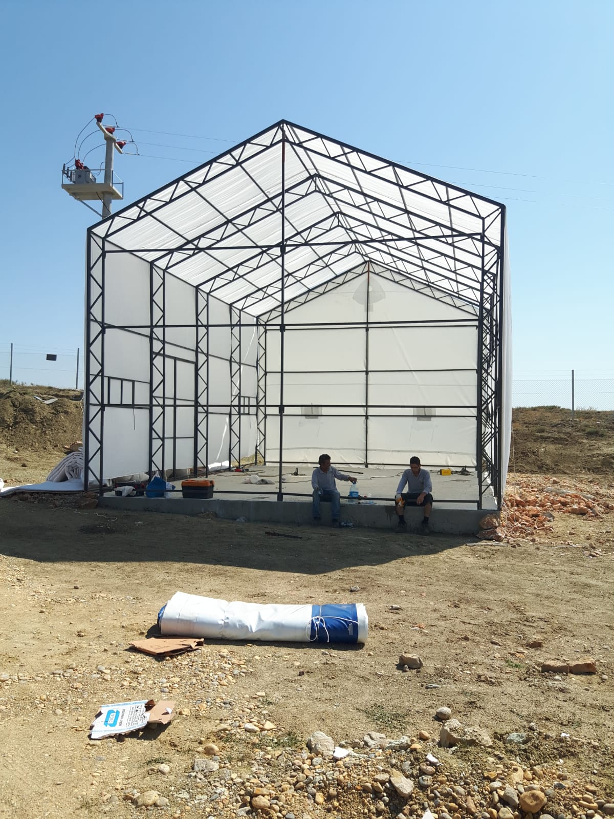 Construction Site Storage Tents | Refa Çadır ve Hayvan Ekipmanları